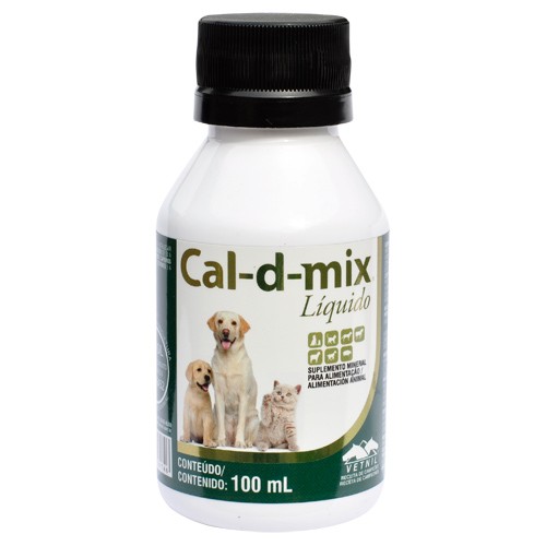 Cal D Mix - Cálcio Liquido - 100 ml - Medicamentos - Saúde e Tratamento
